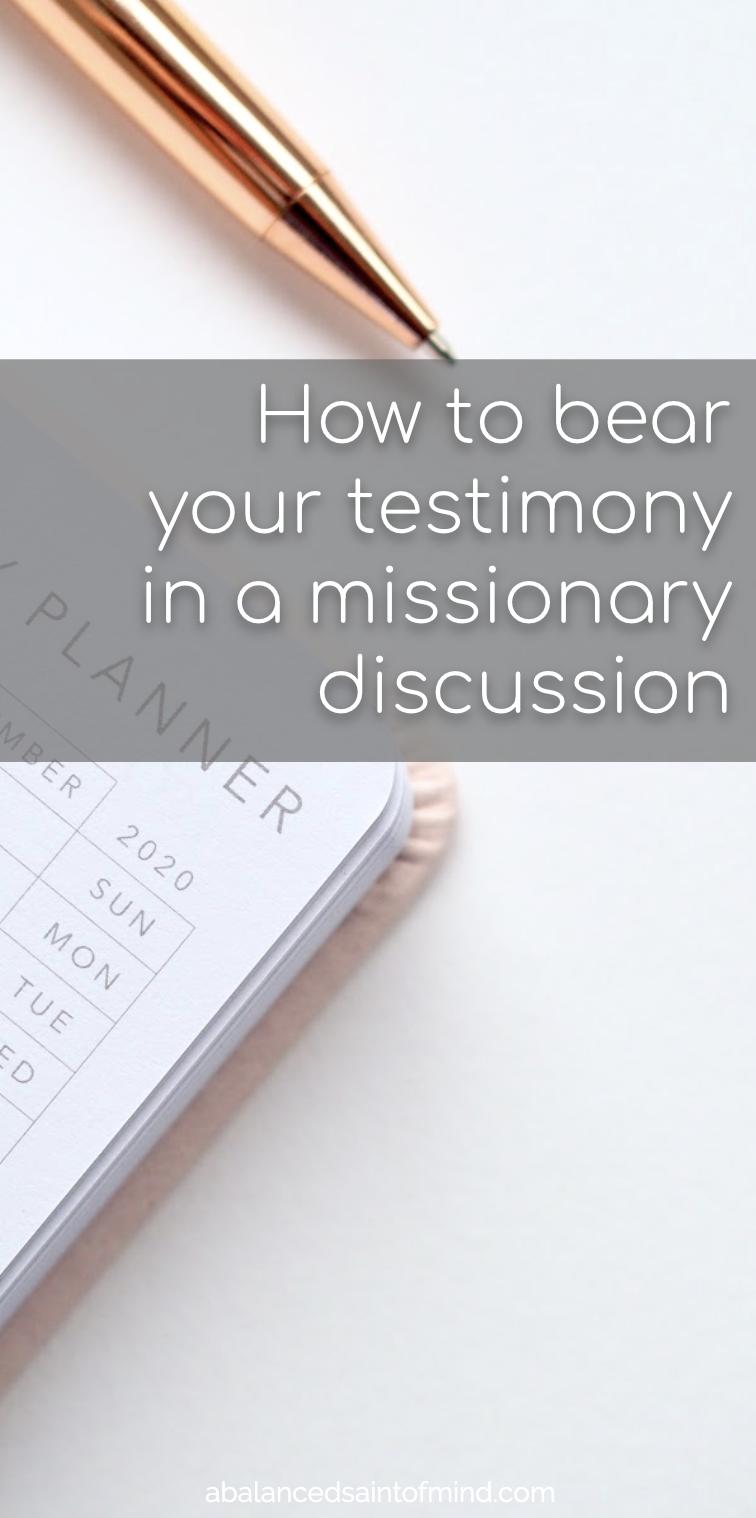 Bear your testimony effectively in a missionary lesson | Autumn Dickson